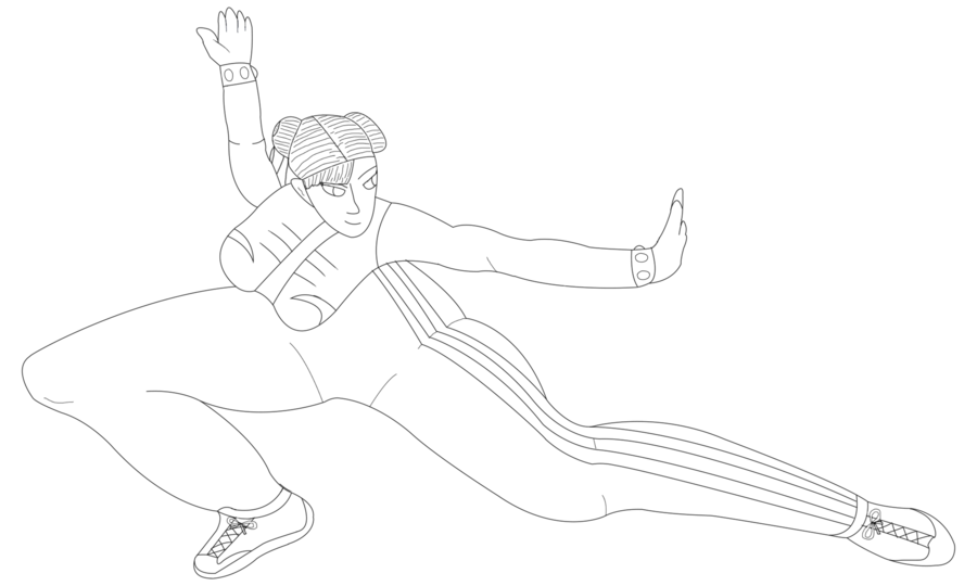 my little sekai: Free coloring commission Chun Li for HSDK Contest Winner