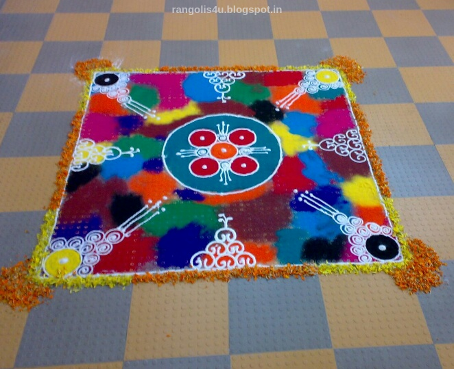 Beautiful Rangoli Designs: Marathi New Year Rangolis