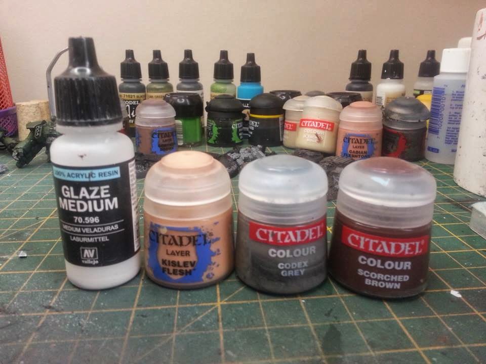 Tutorial - Painting Stubble - Bloody Dice