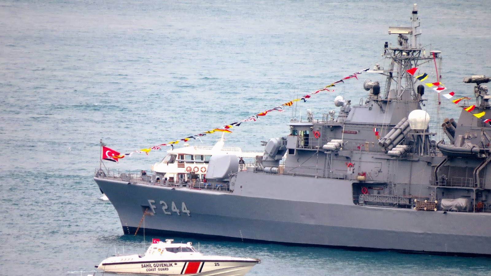 WARSHIPS ON THE BOSPHORUS: F 244 BARBAROS- BARBAROS CLASS