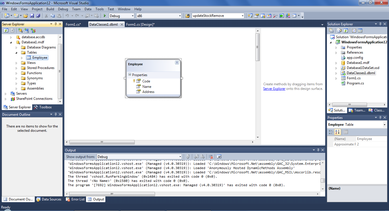 Select Insert Update Delete Using Linq To Sql In C C Tutorials