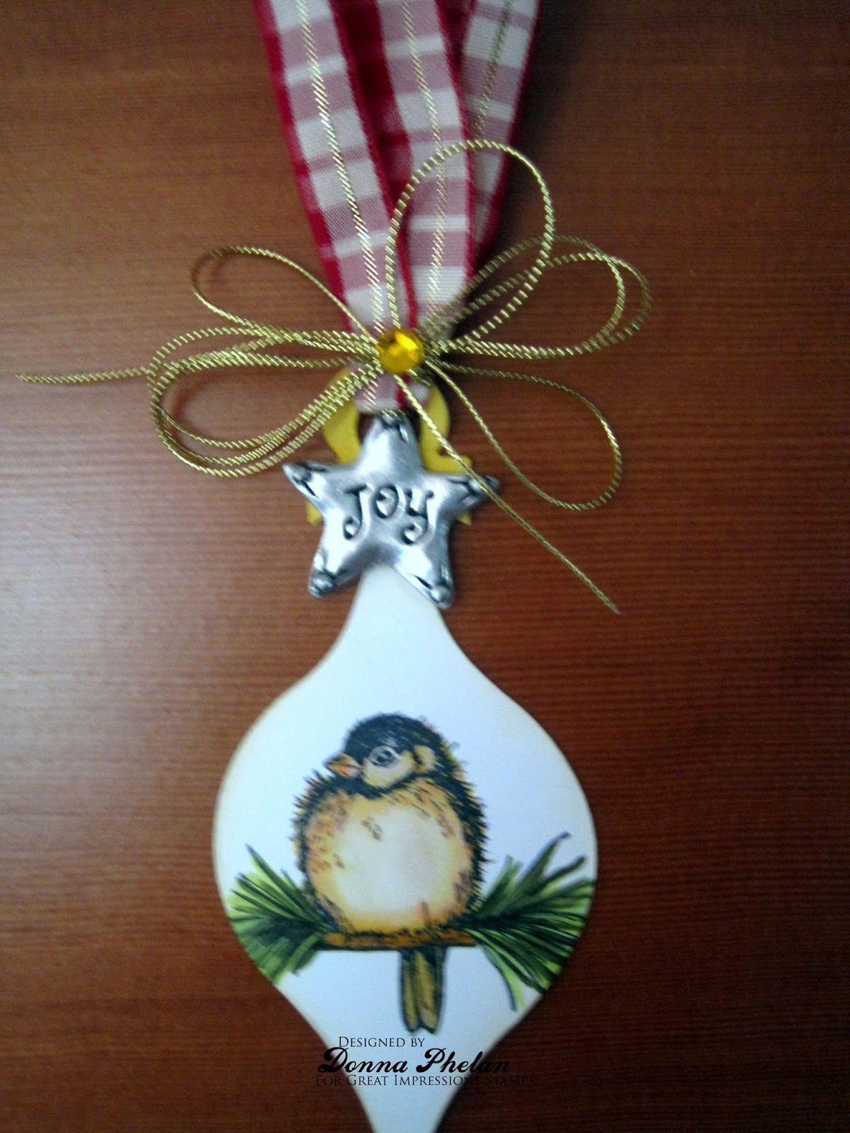 Great Impressions: Winter Chickadee Tag