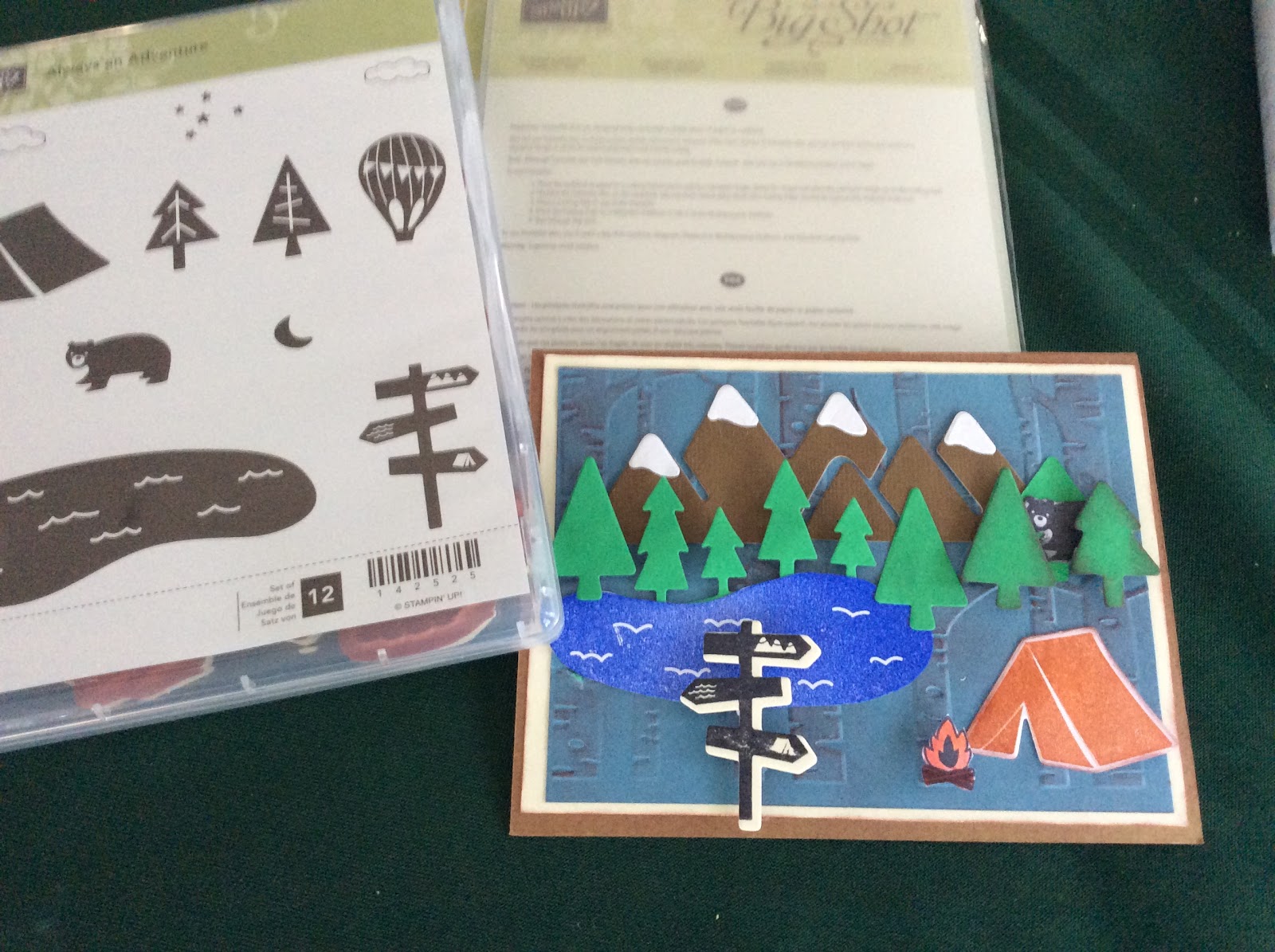 Welcome to Mountain Misters: Stampin Up Always an Adventure Stamp Set