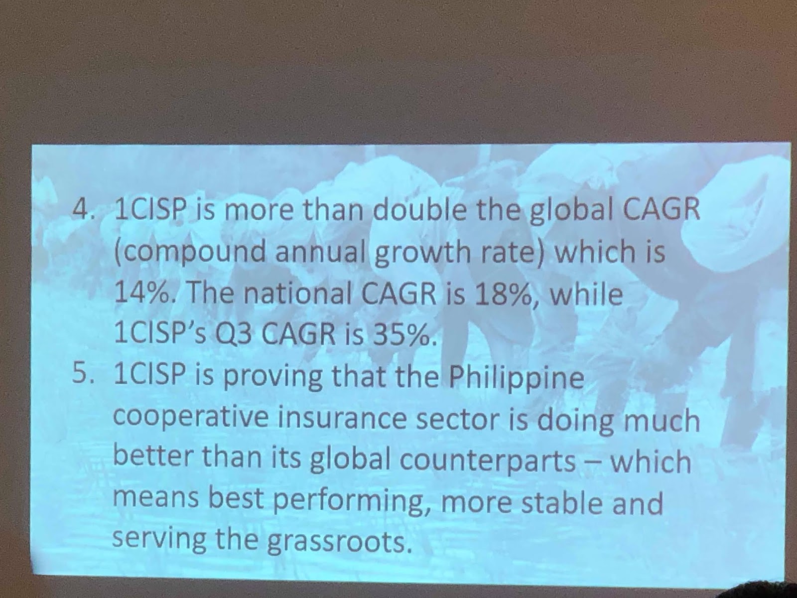 1CISP RANKS IN TOP 10 FASTEST GROWING COOP INSURERS, GLOBALLY | Mermaid ...