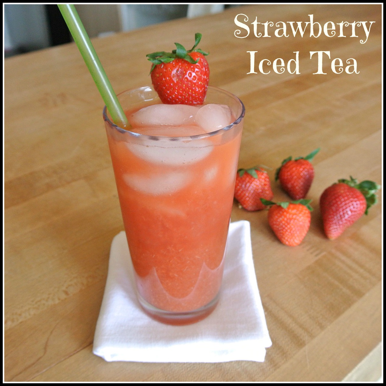 Mom, What's For Dinner?: Strawberry Iced Tea