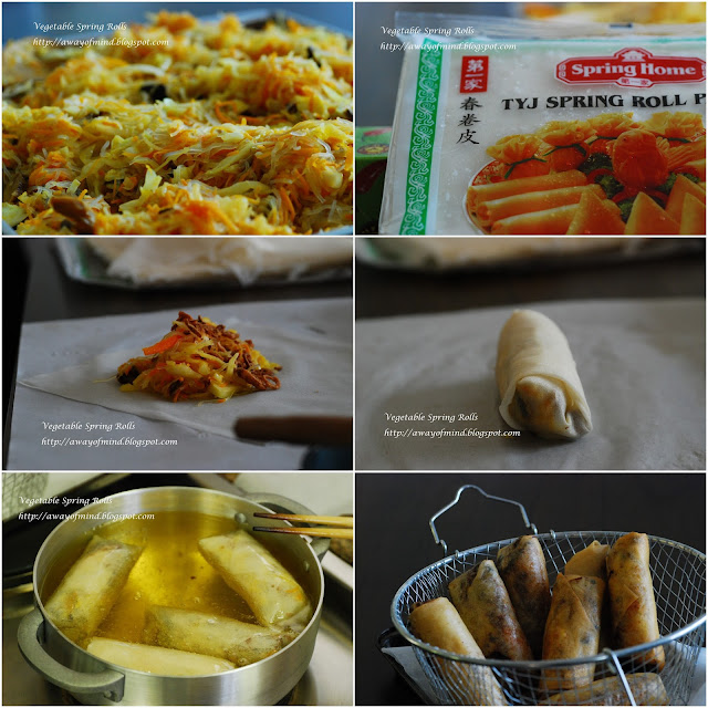 Awayofmind Bakery House: Vegetable Spring Rolls 春卷