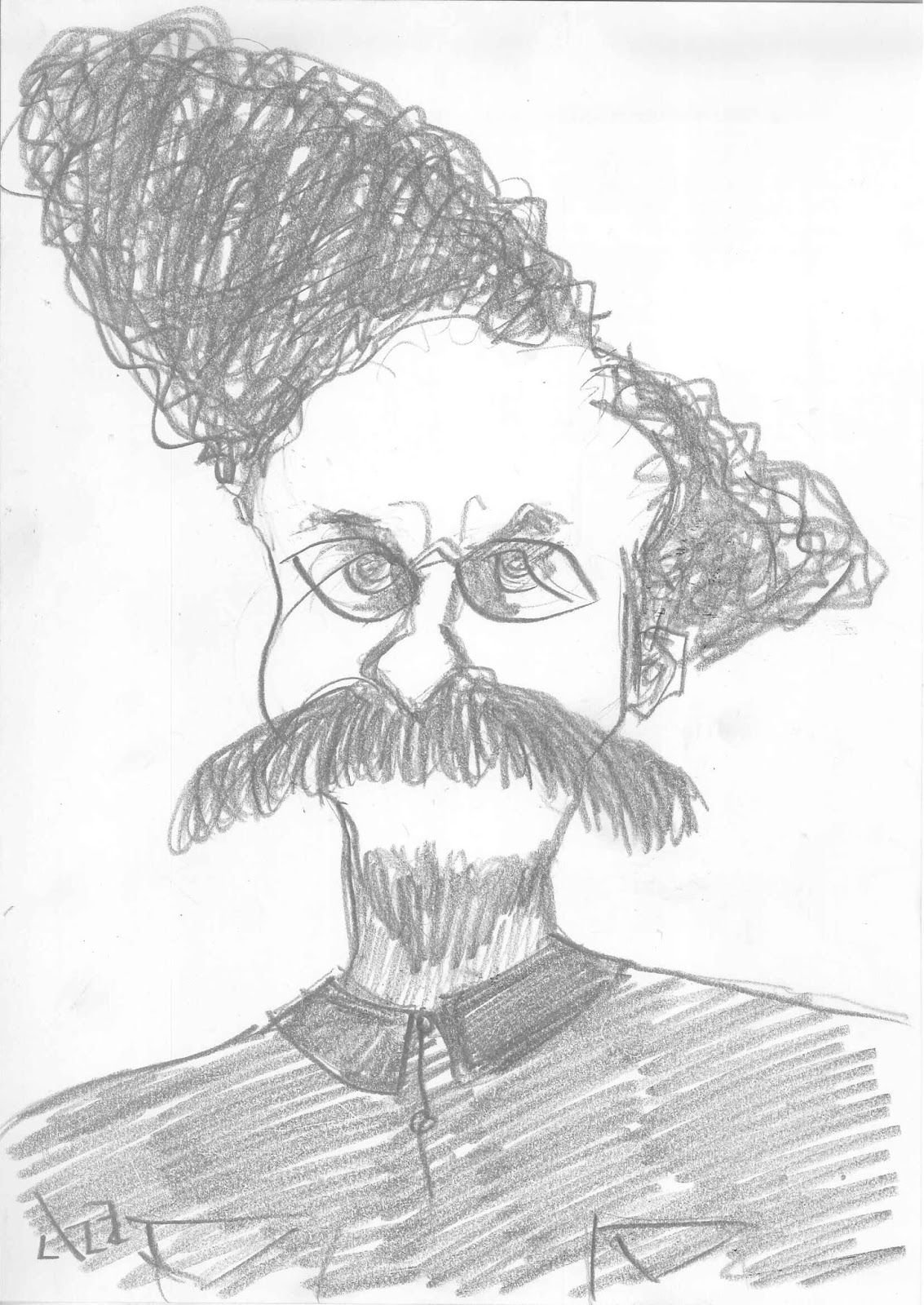Arte & Caricaturas: León Trotsky.