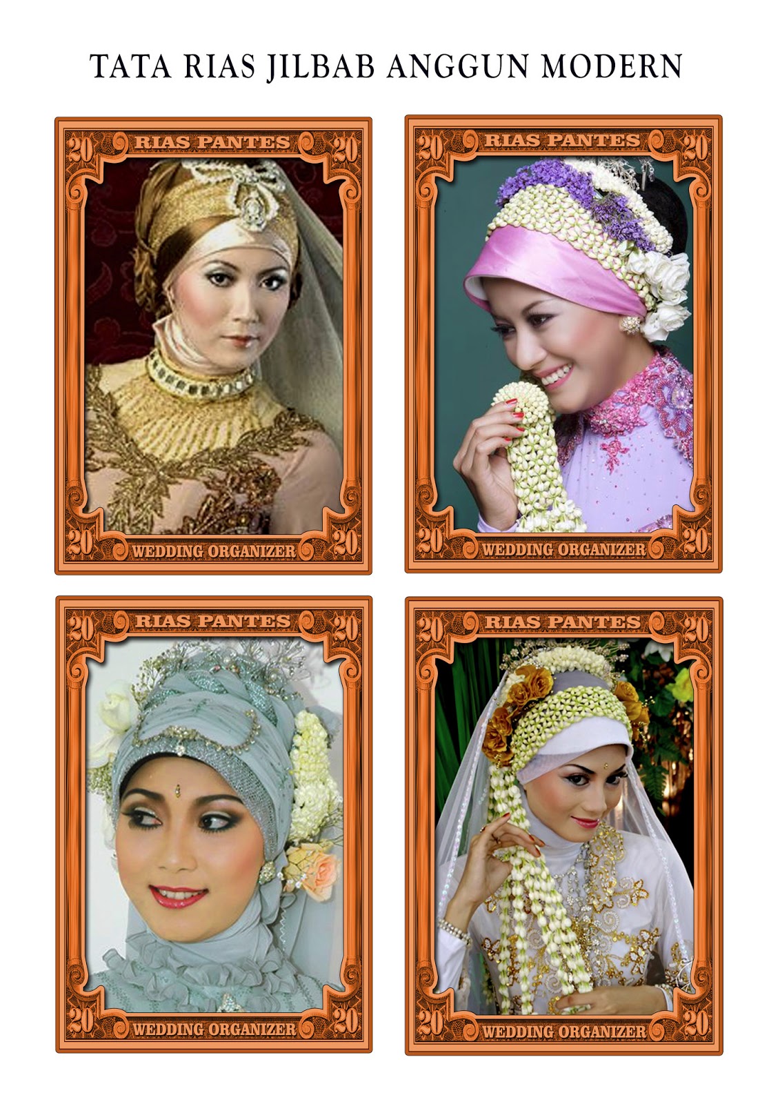 Rias Pantes Ny. Suyati: contoh dari Tata Rias Jilbab Modern.