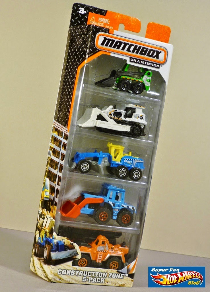 Super Fun Hot Wheels Blog: Matchbox On A Mission Construction Zone 5-Pack