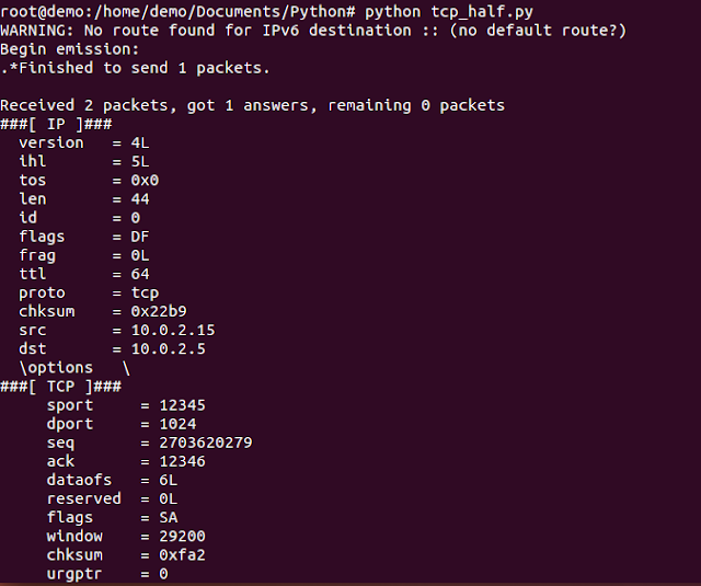 Toaster Security Tcp 103 Port Scanning With Scapy