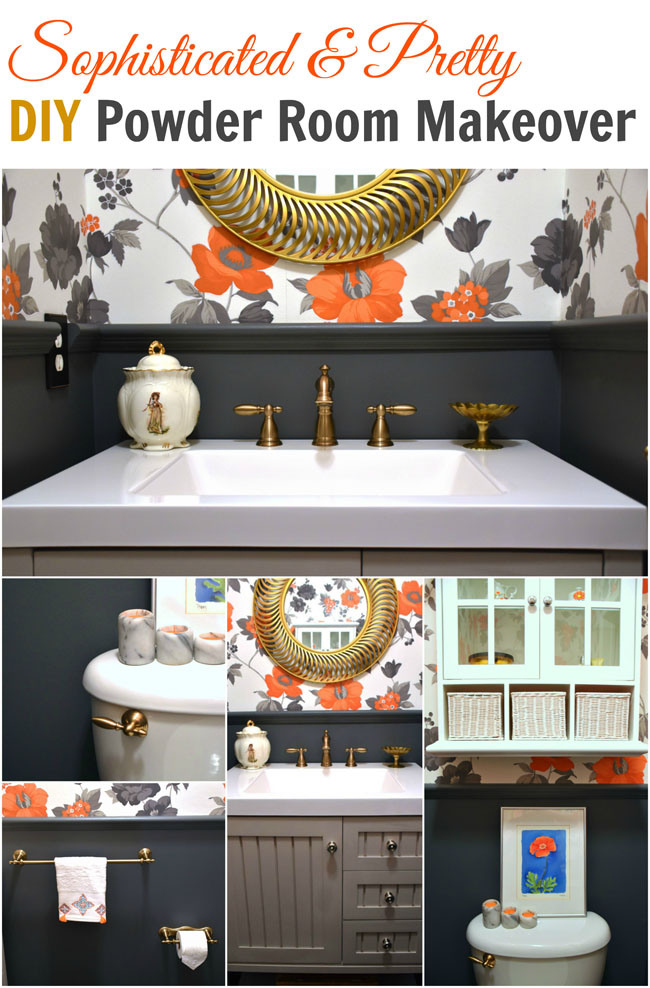 Woman in Real Life: Our Powder Room Makeover - The Big Reveal!