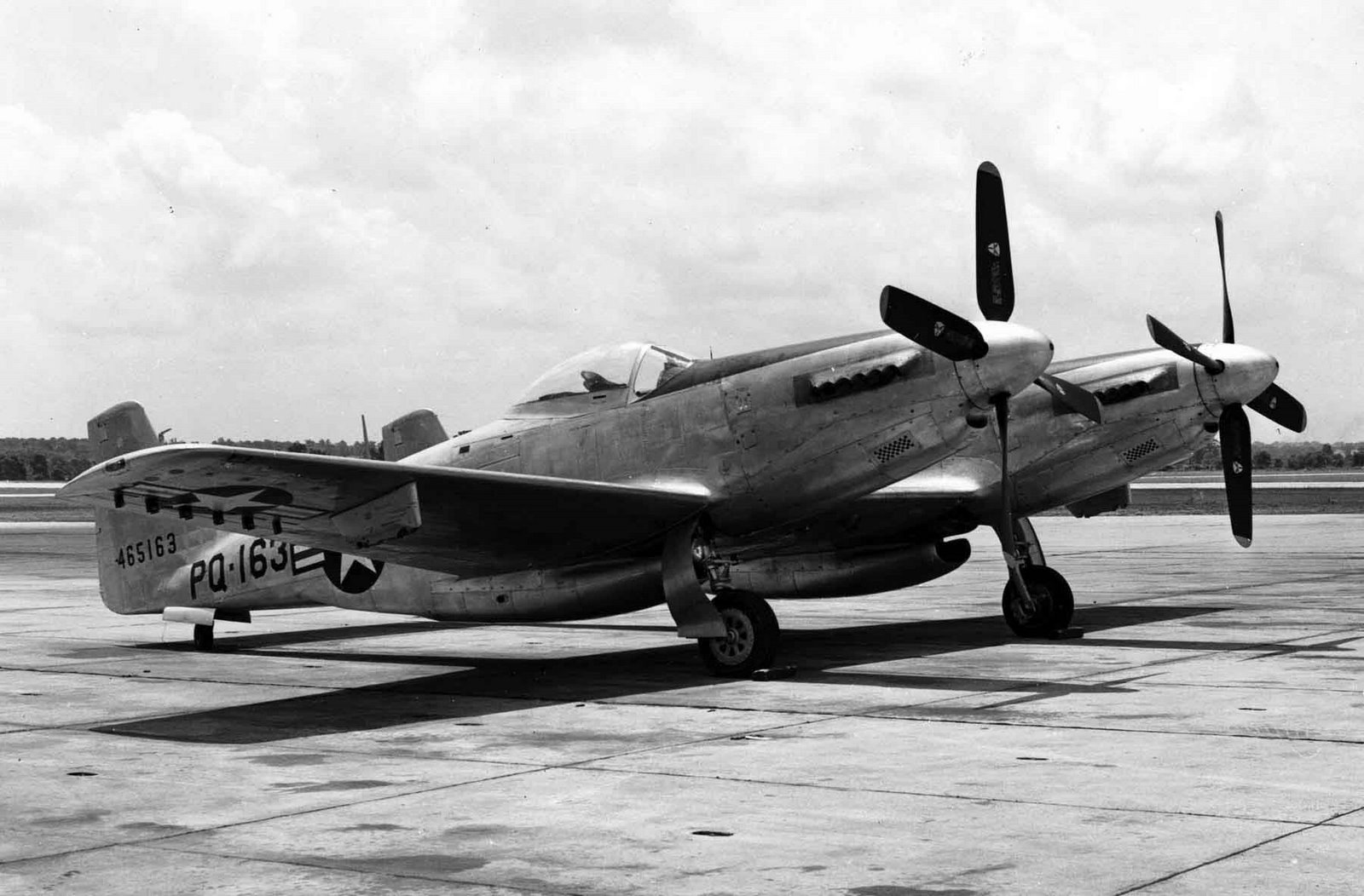 FDRA - Fuerza Aérea: Caza pesado/nocturno: North American F-82 Twin Mustang