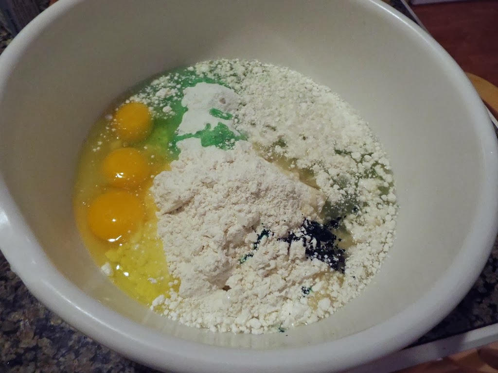 Clever, Crafty, Cookin' Mama: Superbowl "BOOM" Cake (Pistachio Cake ...