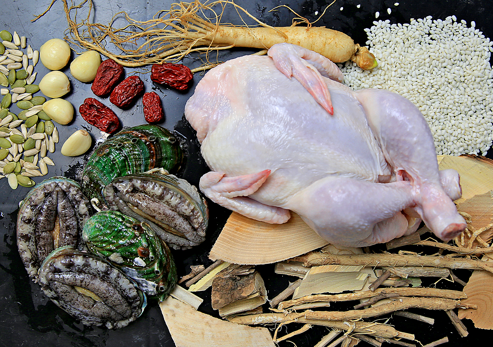 Samgyetang / Korean Ginseng Soup. - Theheyheyhey