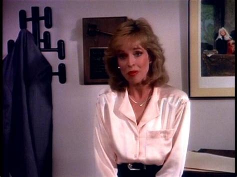 Ladies in Satin Blouses: Susan Dey - white satin blouse