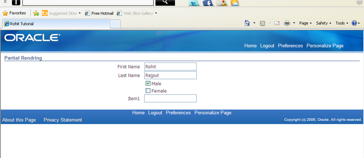 Oracle Application's Blog: Part2 Partial Rendering in OAF Page(Conditional Displaying Item On ...