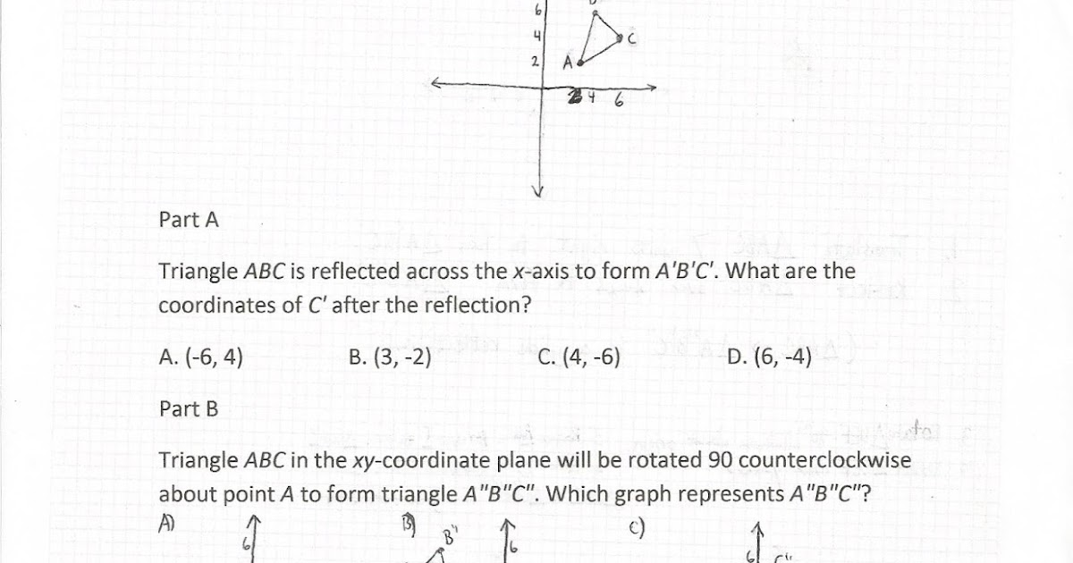 Geometry, Common Core Style: PARCC Practice Test Question 5 (Day 148)