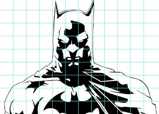 Mr. MintArt: Superhero grid drawing