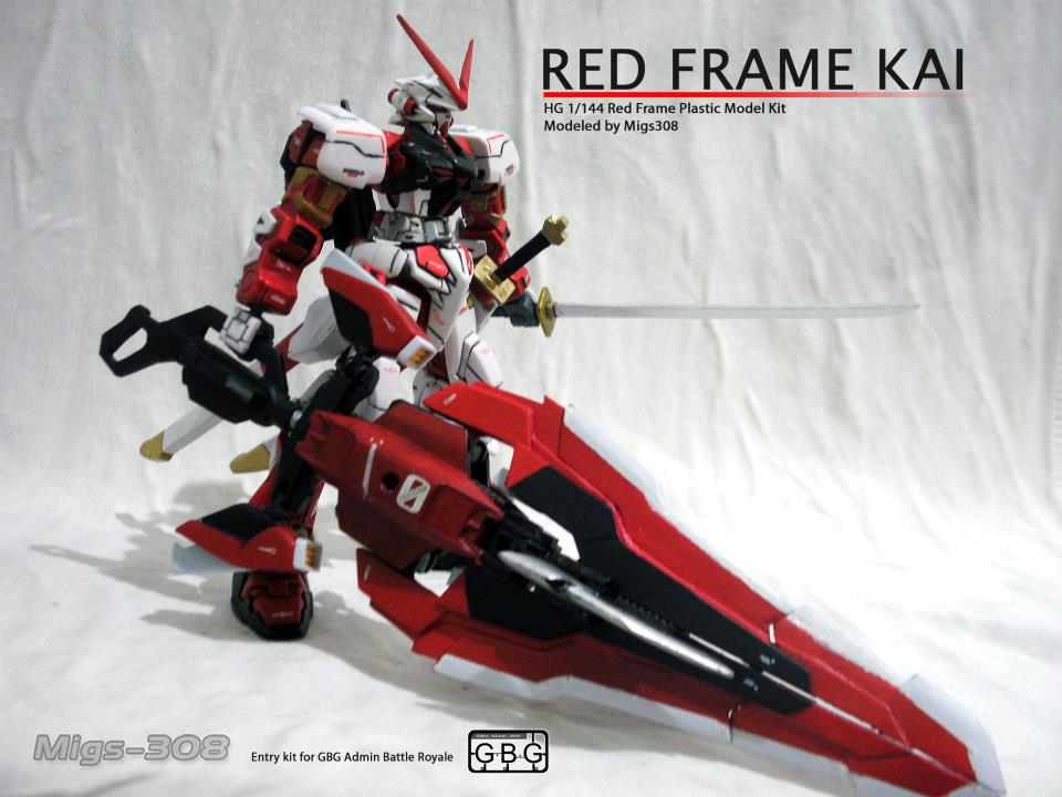 HG 1/144 Astray Red Frame Kai with Tactical Arms II L