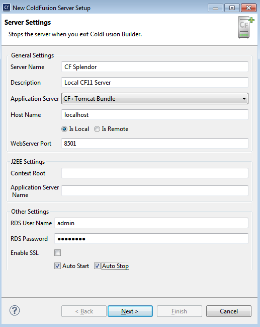 ColdFusion Tips: Adding a CF Server into your CF Builder