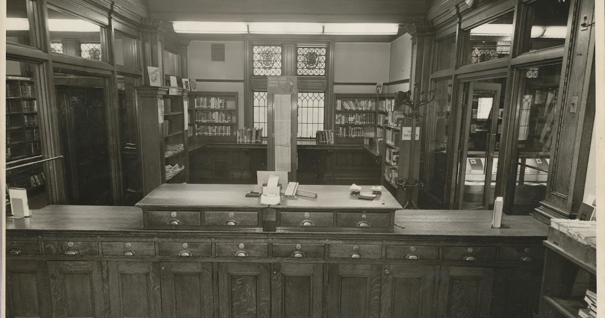 Lackawanna Valley Digital Archives: Library Circulation Desk