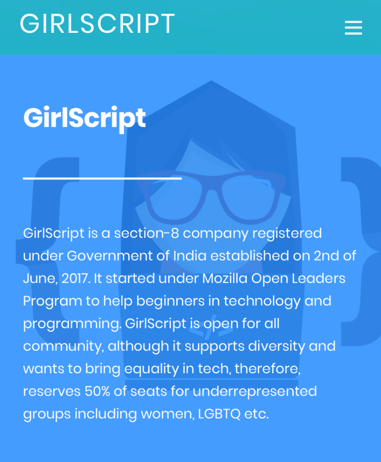What is GirlScript?