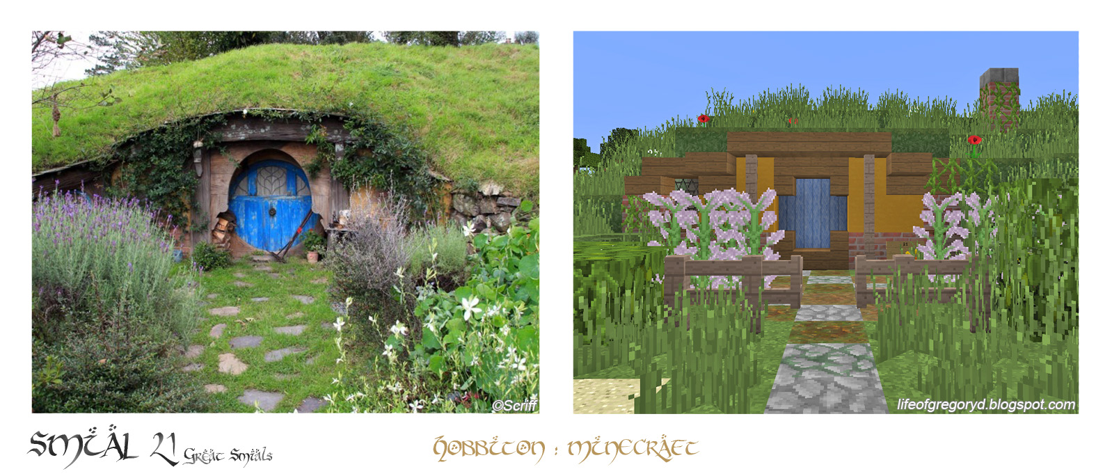 Life of Gregory D: Minecraft - Hobbiton Build - A Brief Tour - Part 4