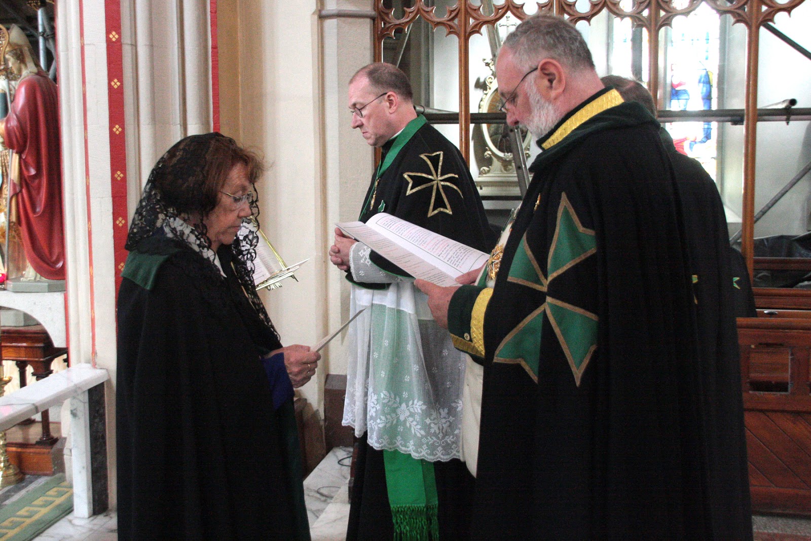GRAND PRIORY OF GREAT BRITAIN: Investiture Mass with Bishop Robert Byrne