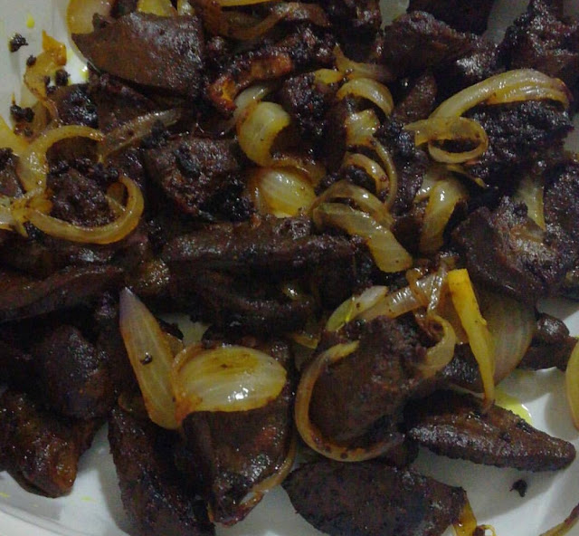 HIDUP BERDIKARI: RESEPI HATI LEMBU GORENG KUNYIT