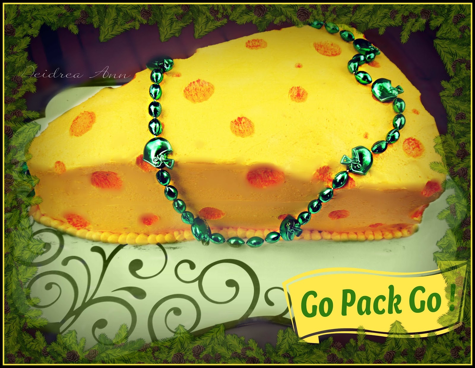 Suzy Homefaker: PACKER CHEESEHEAD CAKE