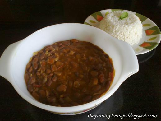The Yummy Lounge: Punjabi Rajma Masala | North Indian Restaurant Style ...