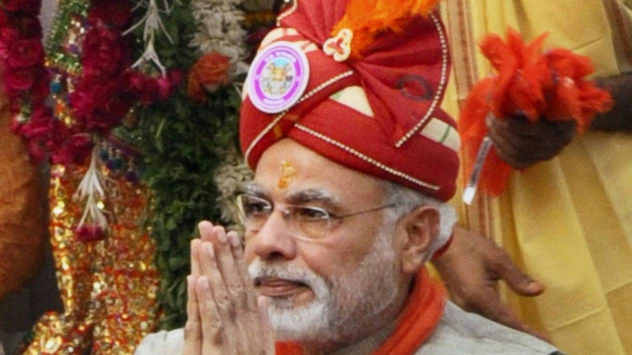 Modi Modified... A Look at different styles of Pagdi for Modi during ...