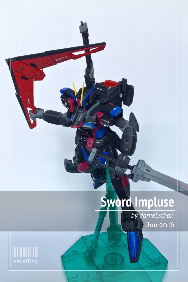 GUNDAM GUY: MG 1/100 Sword Impulse Gundam - Painted Build