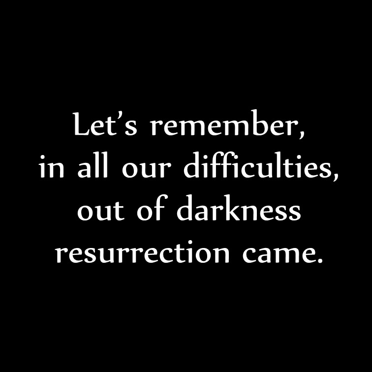 Epitome: Out of Darkness Resurrection Came