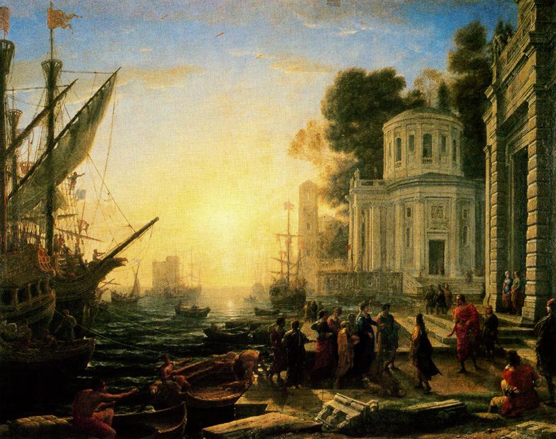 Claude Lorrain (Claudio de Lorena), obras, pinturas, cuadros