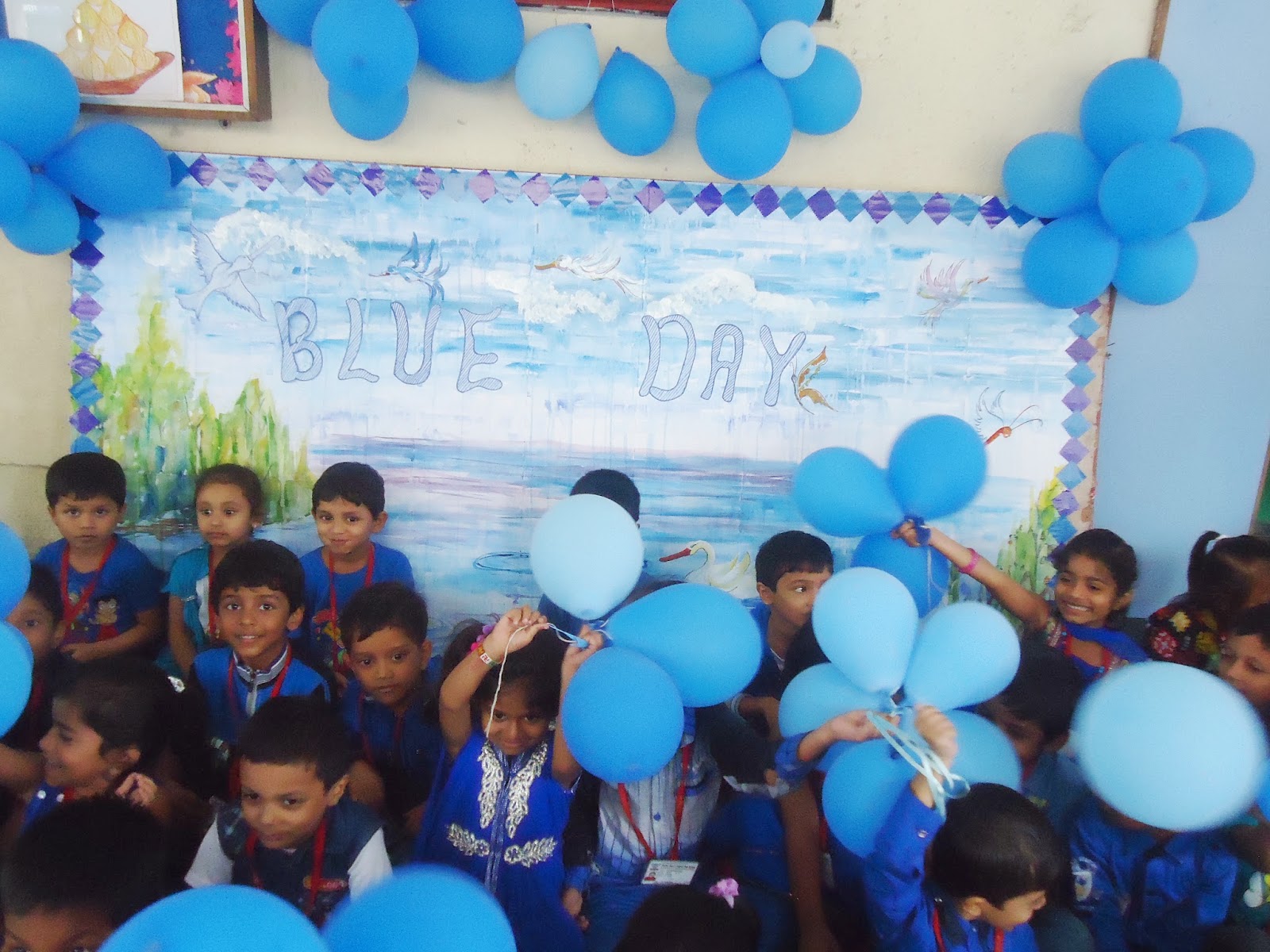 Firstep The Pre-School: BLUE DAY CELEBRATION