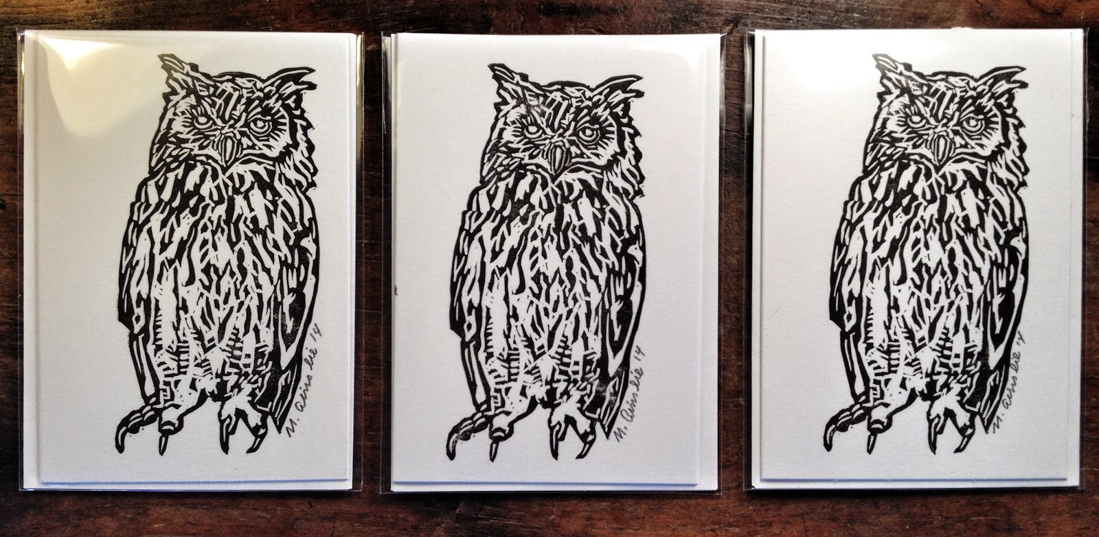 Mark Ainslie Artist and Printmaker AKA FableMountain Who Makes Linocut