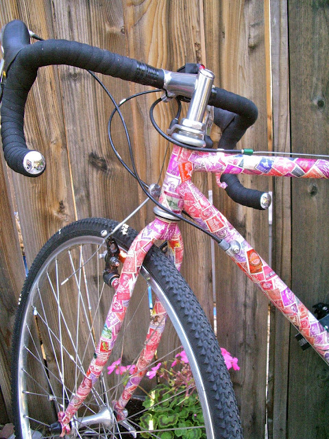 Studio6or7: Bianchi Bike Collage Art Project- Finished!