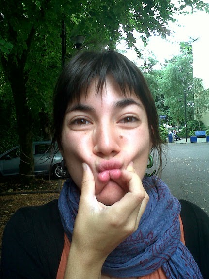 squish face: Francesca Spada's face squishing photos