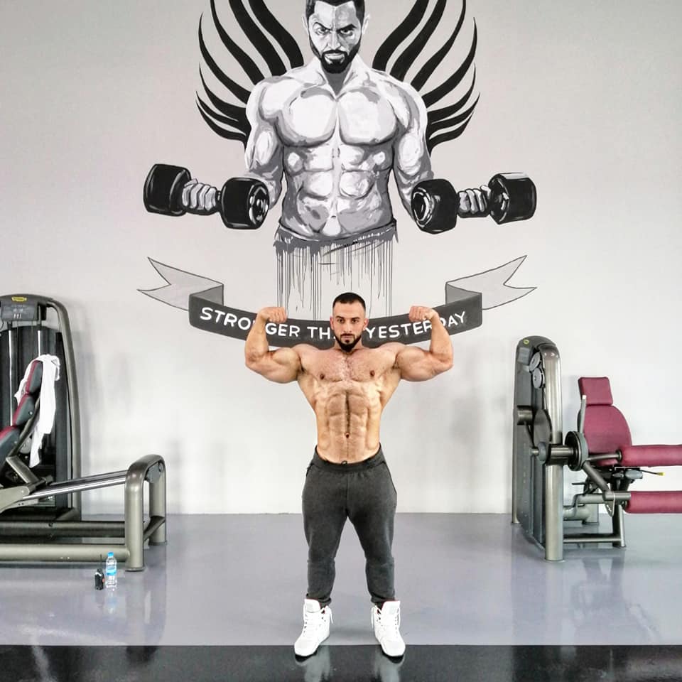 world bodybuilders pictures: iraqi bodybuilder saad shaaban from erbil city