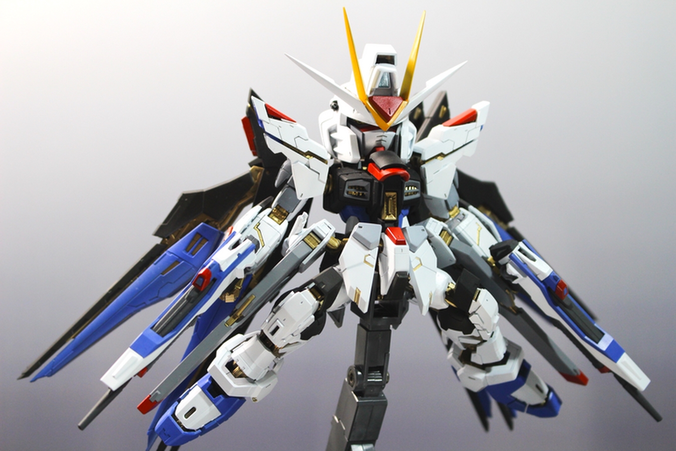 Custom Build: SD x RG 1/144 Strike Freedom Gundam