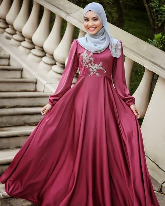 Gaun Pesta Muslim Halimah Dress | Gaun Pesta Muslim