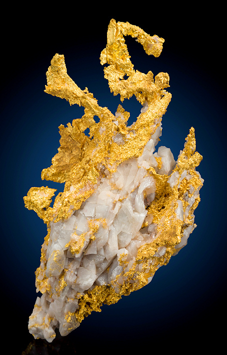 Guld | Rå Guld Nuggets i Stenen