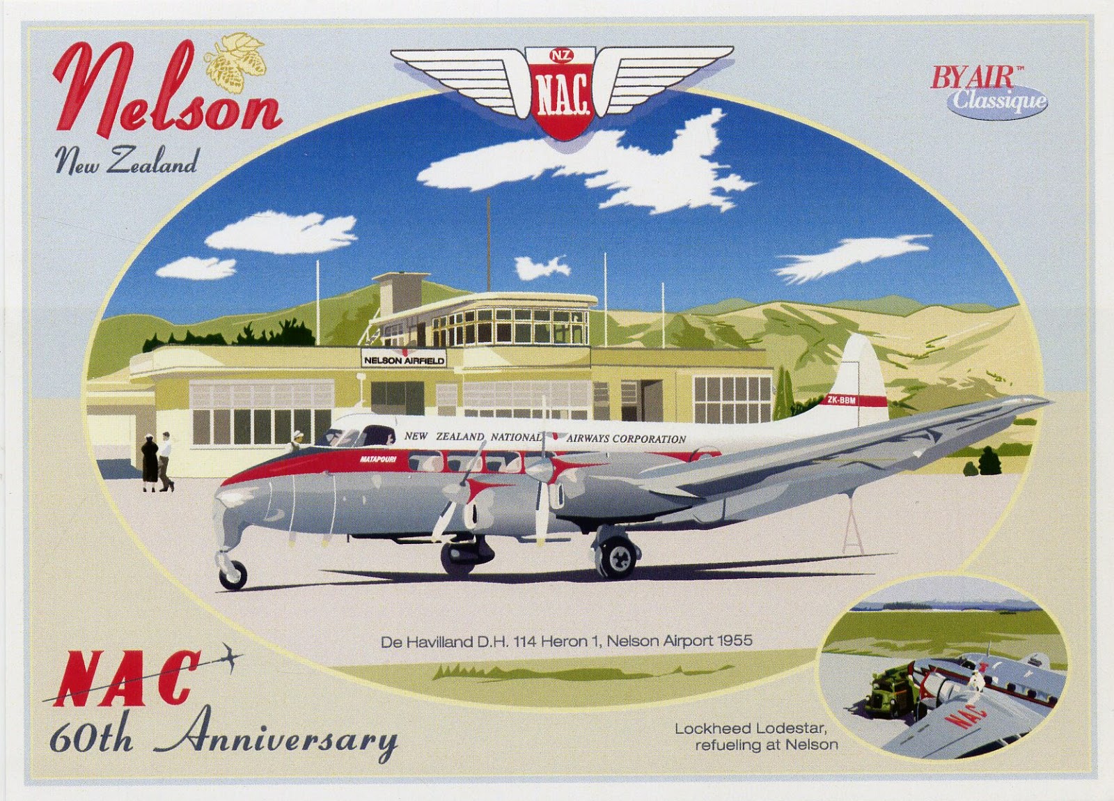 transpress nz: NAC commemorative anniversary postcards