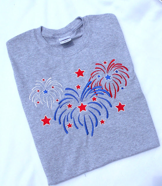 Adelaidescorner Fireworks Embroidery Design 4th Of July