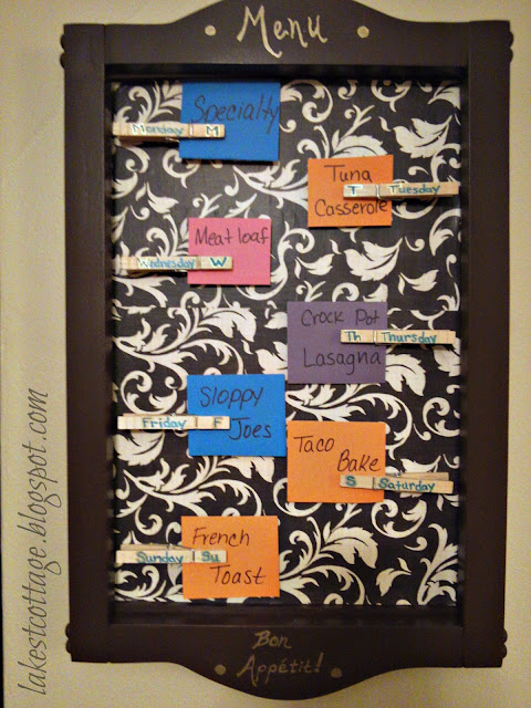 Lake Street Cottage: Menu Board DIY
