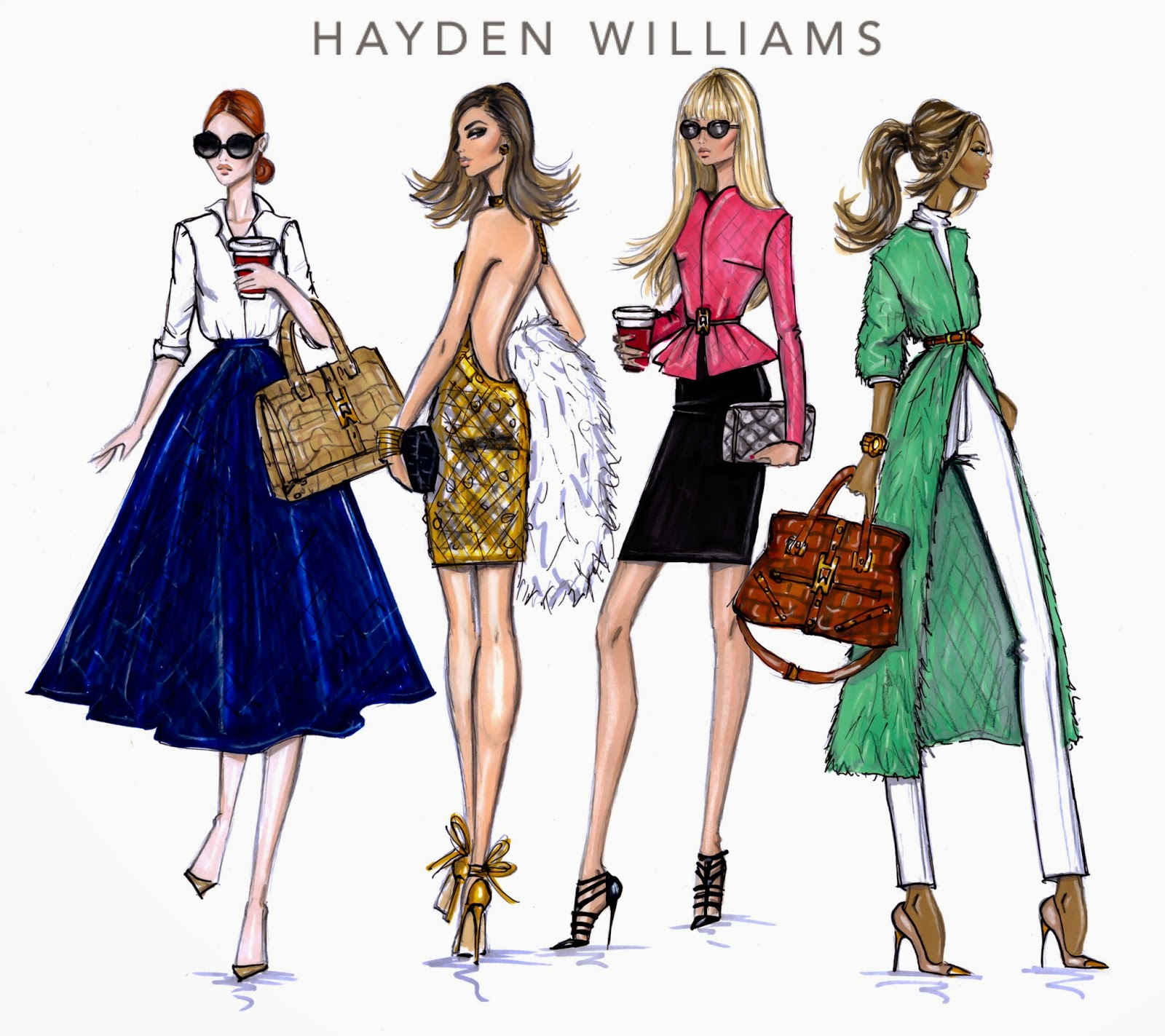 Hayden Williams Fashion Illustrations: Hayden Williams 2014