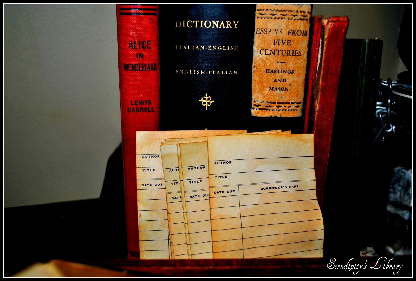 Serendipity's Library: Vintage Library Cards