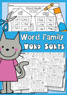Word Family Houses | From the Pond