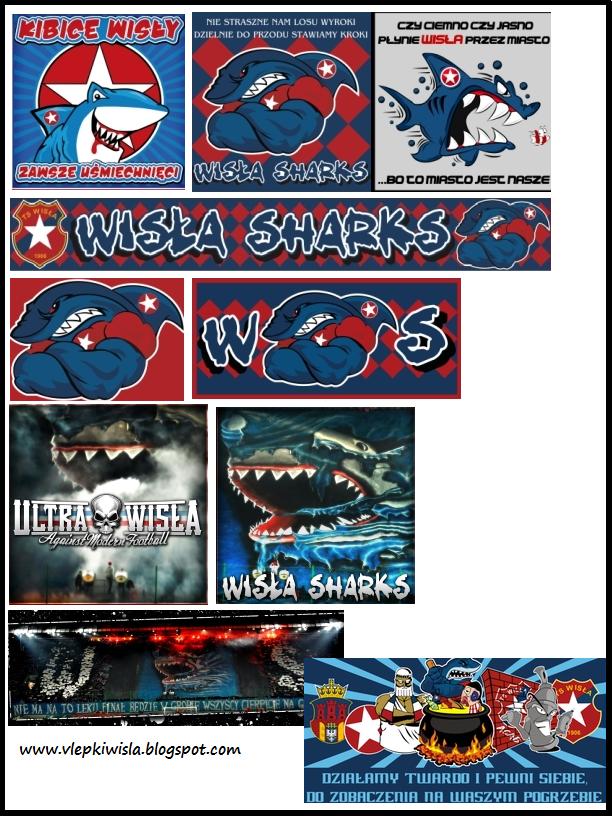 Vlepki Wisły Kraków: Wisła Sharks - Historia Vlepek #2